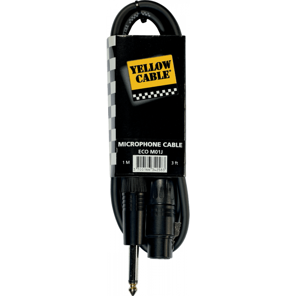 Yellow Cable Cordon jack xlr fem. 1 m | Algam Webstore