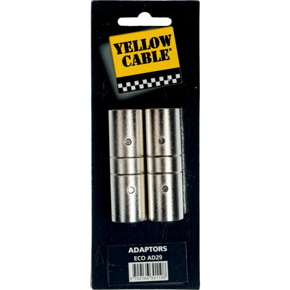 Yellow Cable Adaptateur xlr male xlr male - lot de 2 | Algam Webstore
