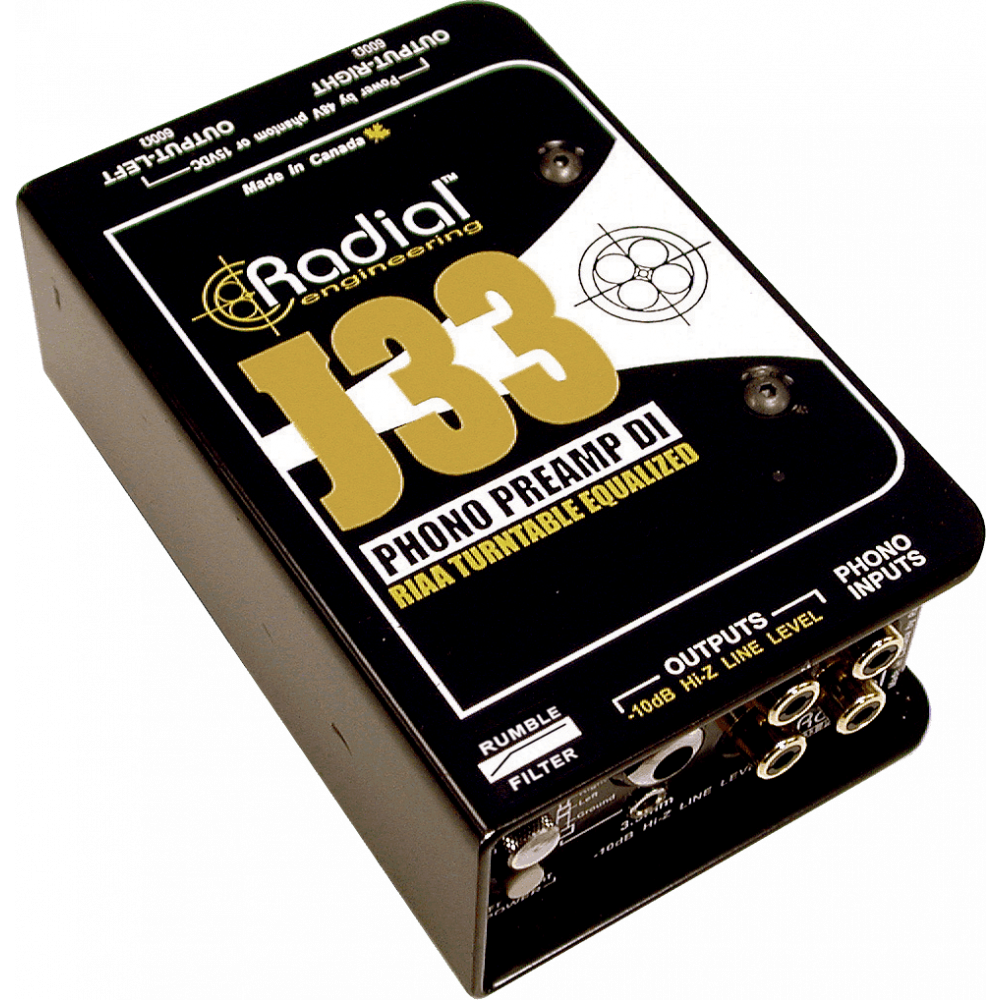 Radial DI active préampli phono | Algam Webstore