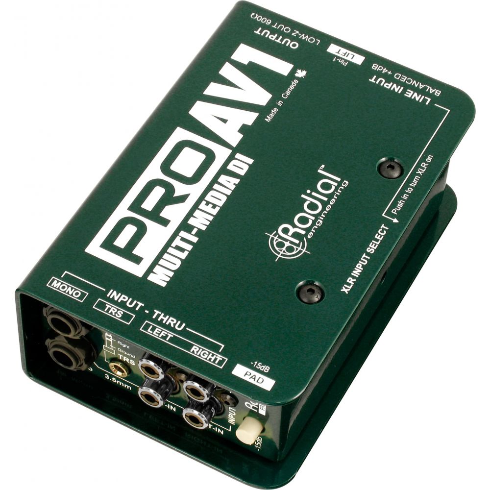 Radial Pro-AV1 - DI passive multimédia | Algam Webstore