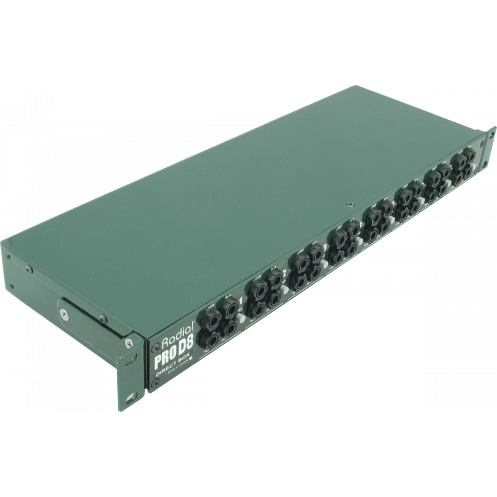 Radial DI rackable 8 canaux | Algam Webstore