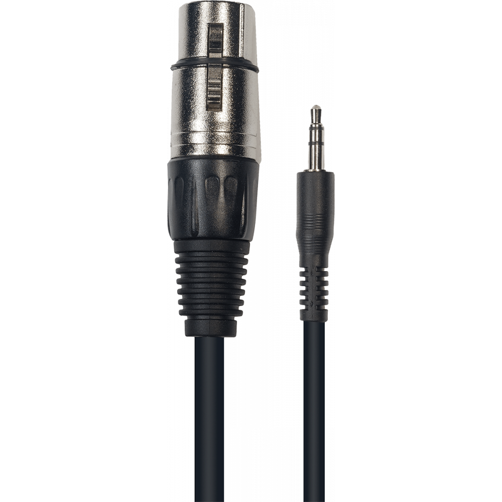 Yellow Cable Cordon jack stéréo 3,5 mm xlr fem. 3 m | Algam Webstore