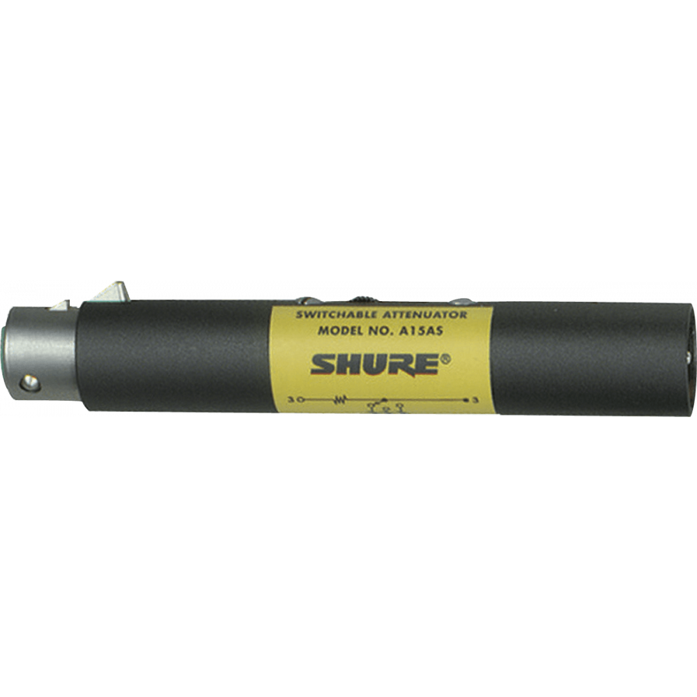 Shure A15AS Attenuateur pour micro | Algam Webstore