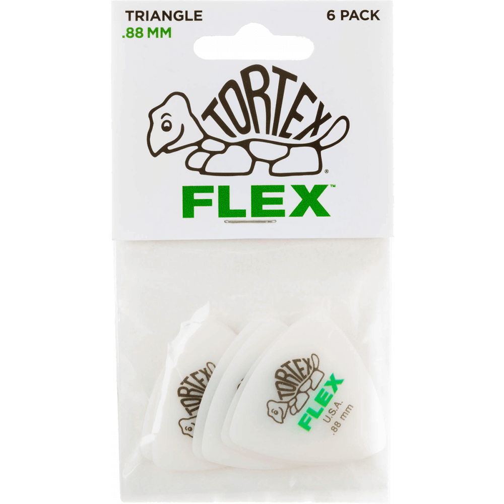 Dunlop Tortex Flex Triangle 0,88mm sachet de 6 | Algam Webstore