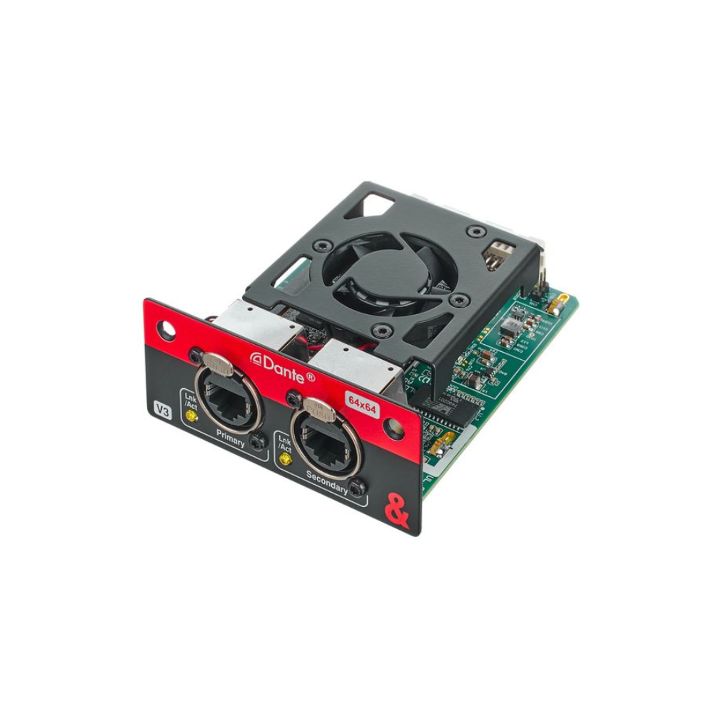 Allen & Heath Carte Dante V3 96/48 kHz pour SQ et AHM | Algam Webstore