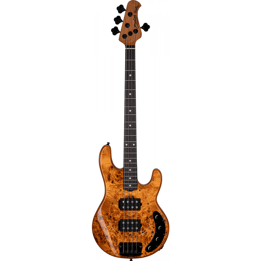 STERLING BY MUSIC MAN Stingray RAY34HHPB, 2 Humbuckers, Amber | Algam ...