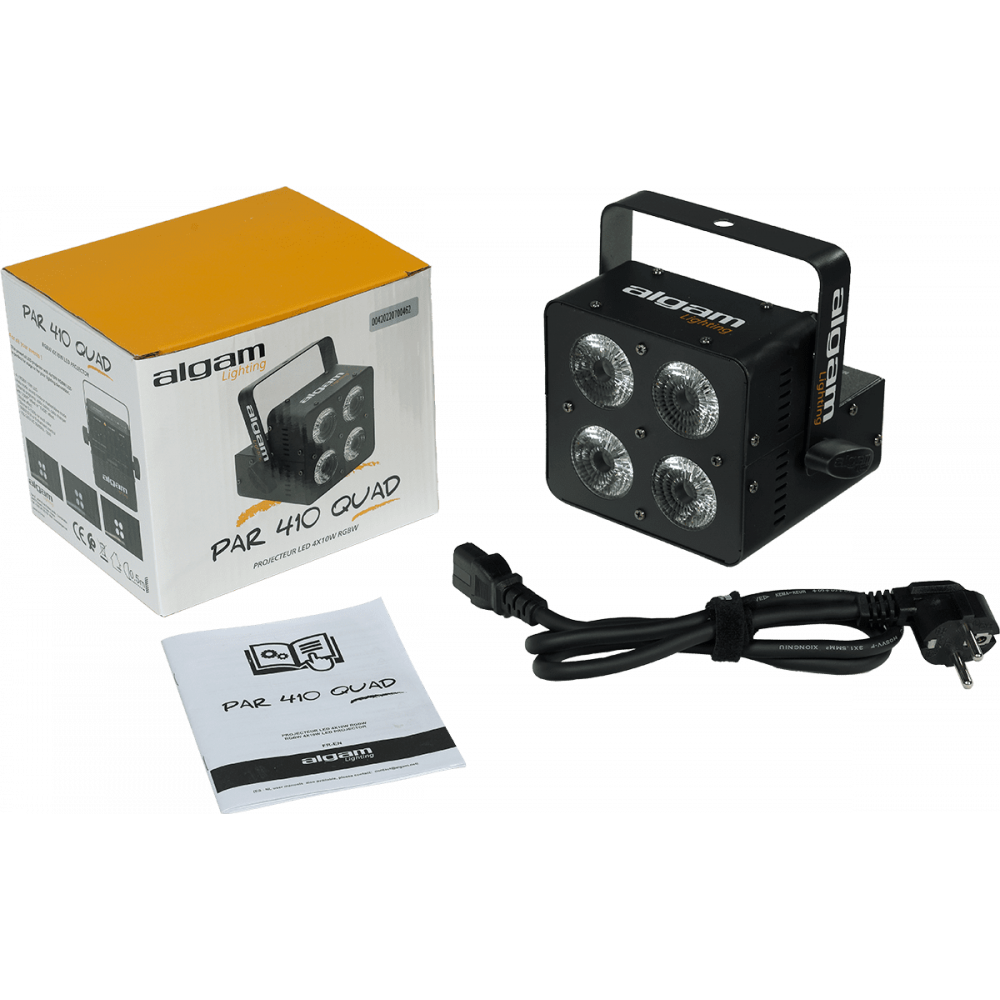 Algam Lighting PAR 410 QUAD - PAR LED 4 x 10W 4-en-1 RGBW | Algam Webstore