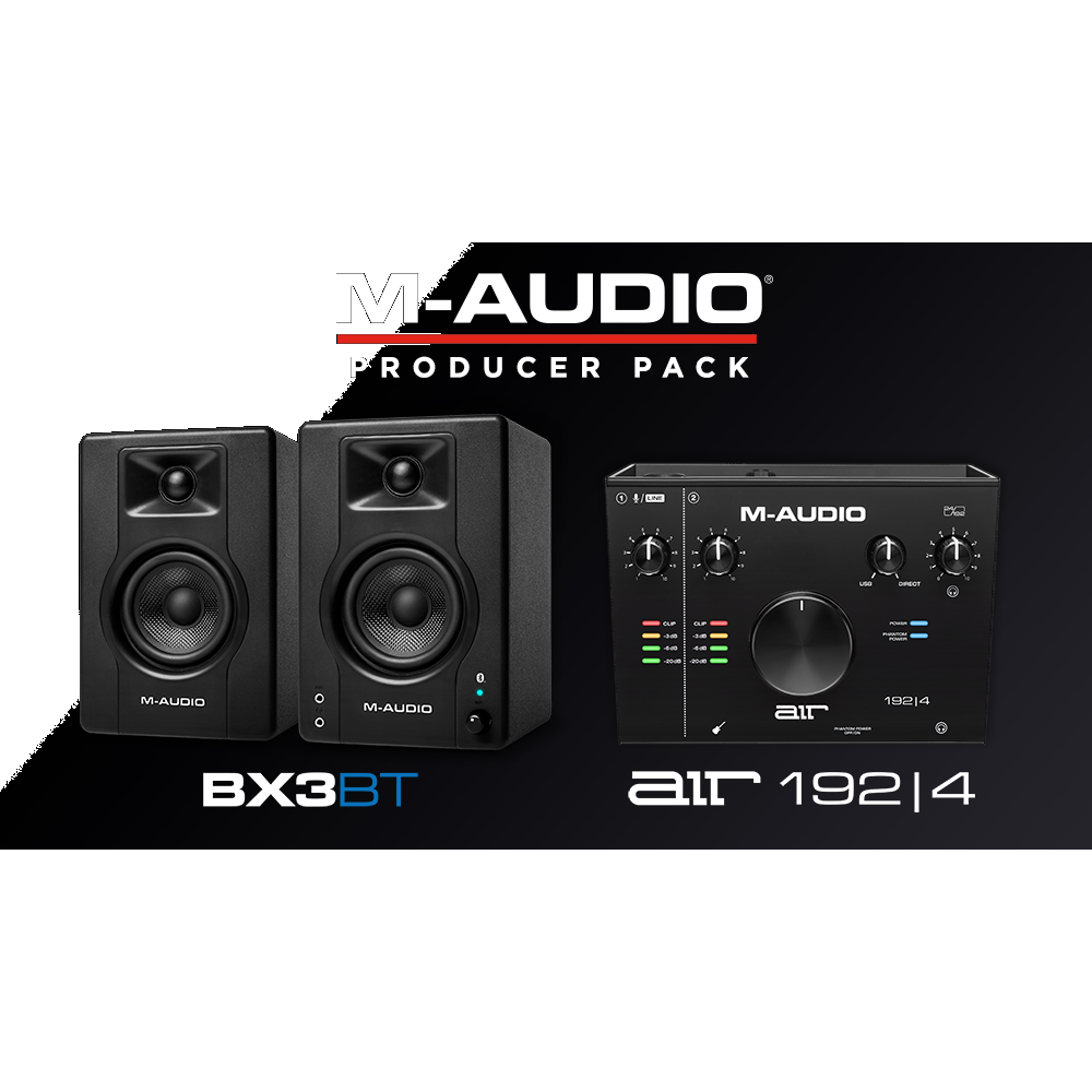 M-Audio Producer Pack - AIR 192x4 et BX3D4-BT | Algam Webstore