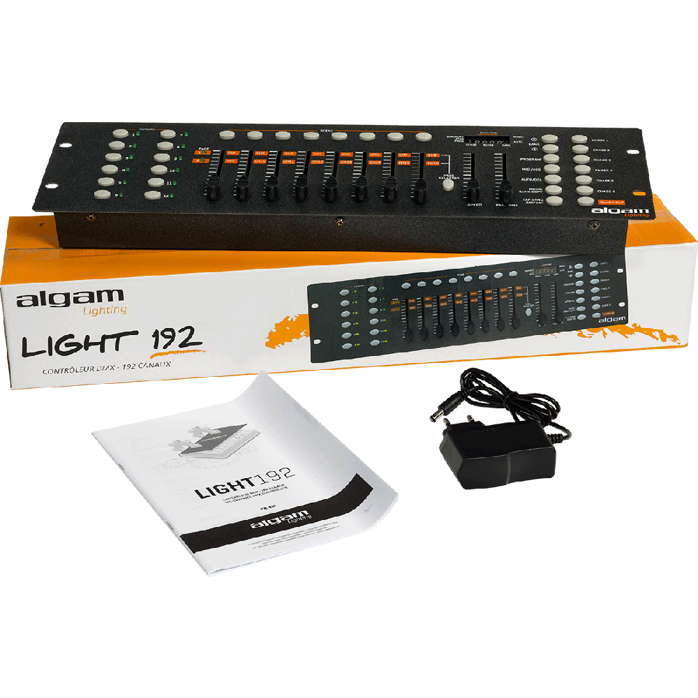 Algam Lighting LIGHT 192 - Console DMX 192 canaux | Algam Webstore