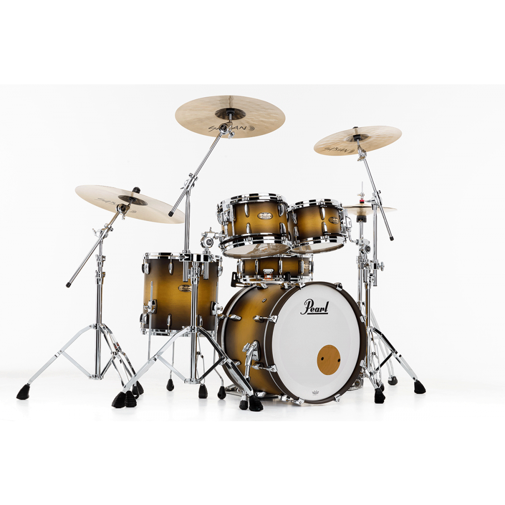 Pearl Masters Maple Pure Fusion 4 fûts Premium Matte Olive Burst ...