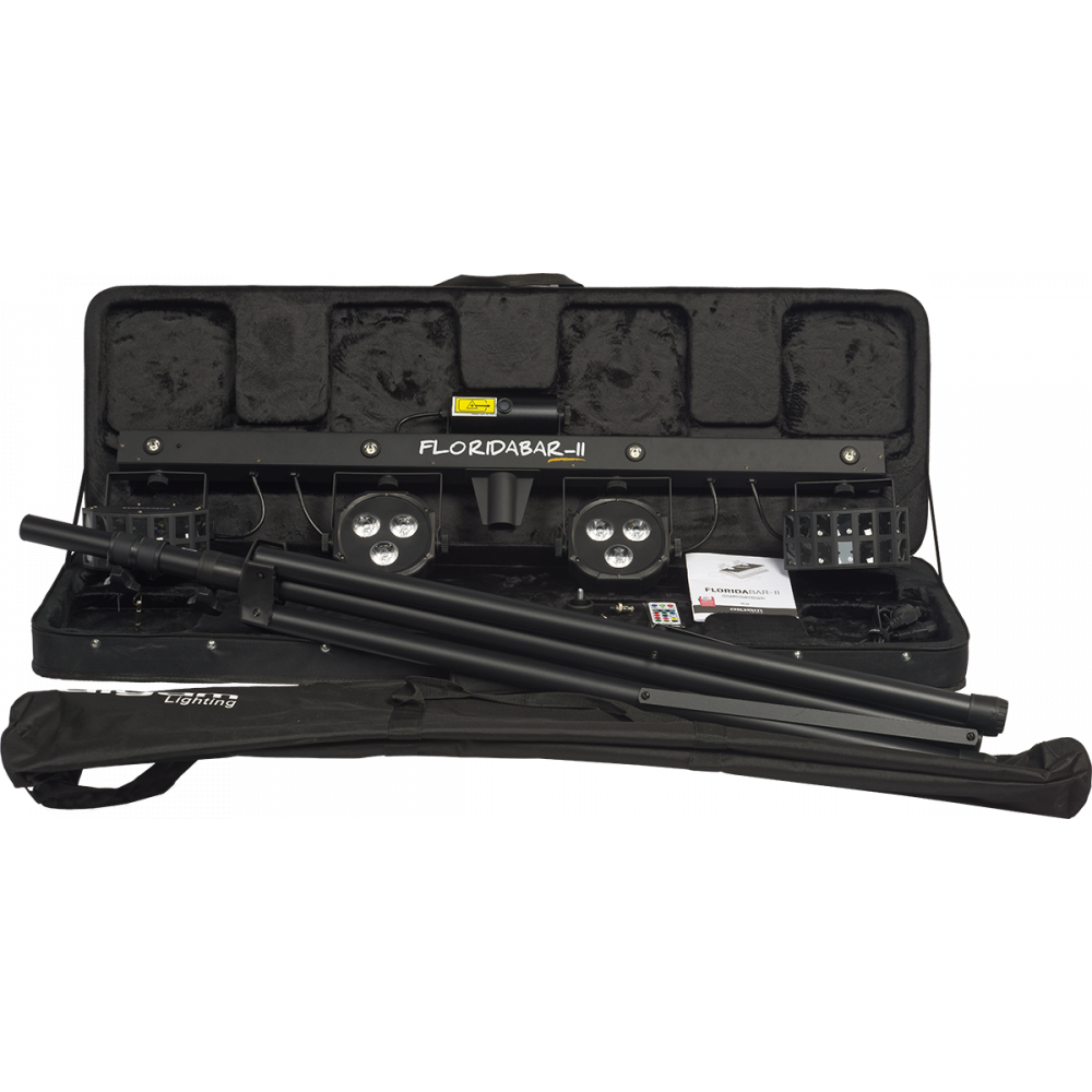 Algam Lighting FLORIDA BAR II projecteurs et FX 4-en-1 sur pied | Algam ...
