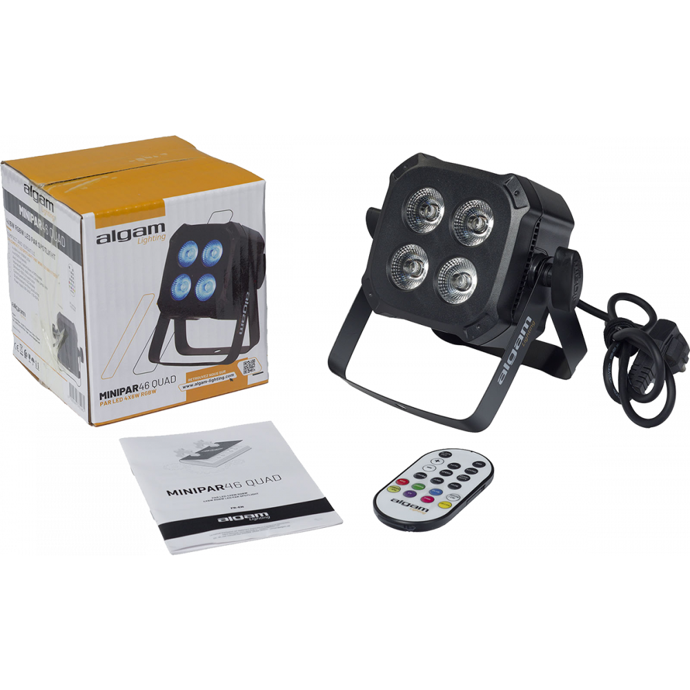 Algam Lighting MINIPAR 46 QUAD - Mini Par LED 4 X 6W RGBW | Algam Webstore