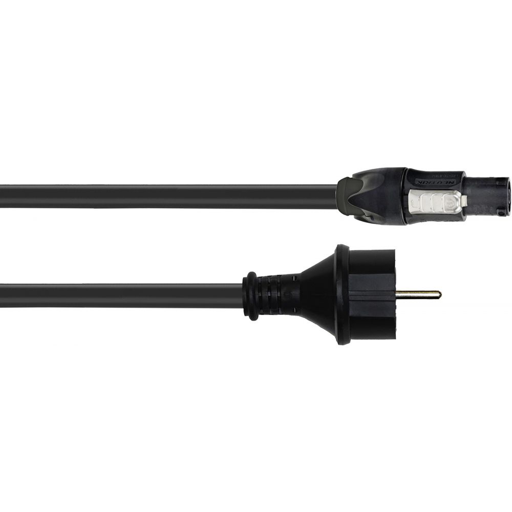 Cordial Câble PowerCON True1 / Schuko droit 1,5 m | Algam Webstore