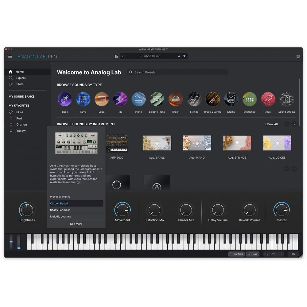 Arturia Analog Lab Pro version téléchargeable | Algam Webstore