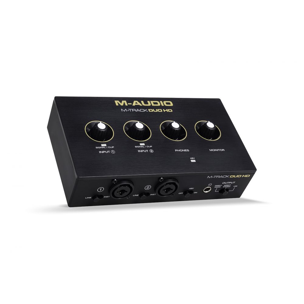 M-Audio M-TRACK DUO HD - Interface USB-C 2 entrées / 2 sorties 192 kHz ...