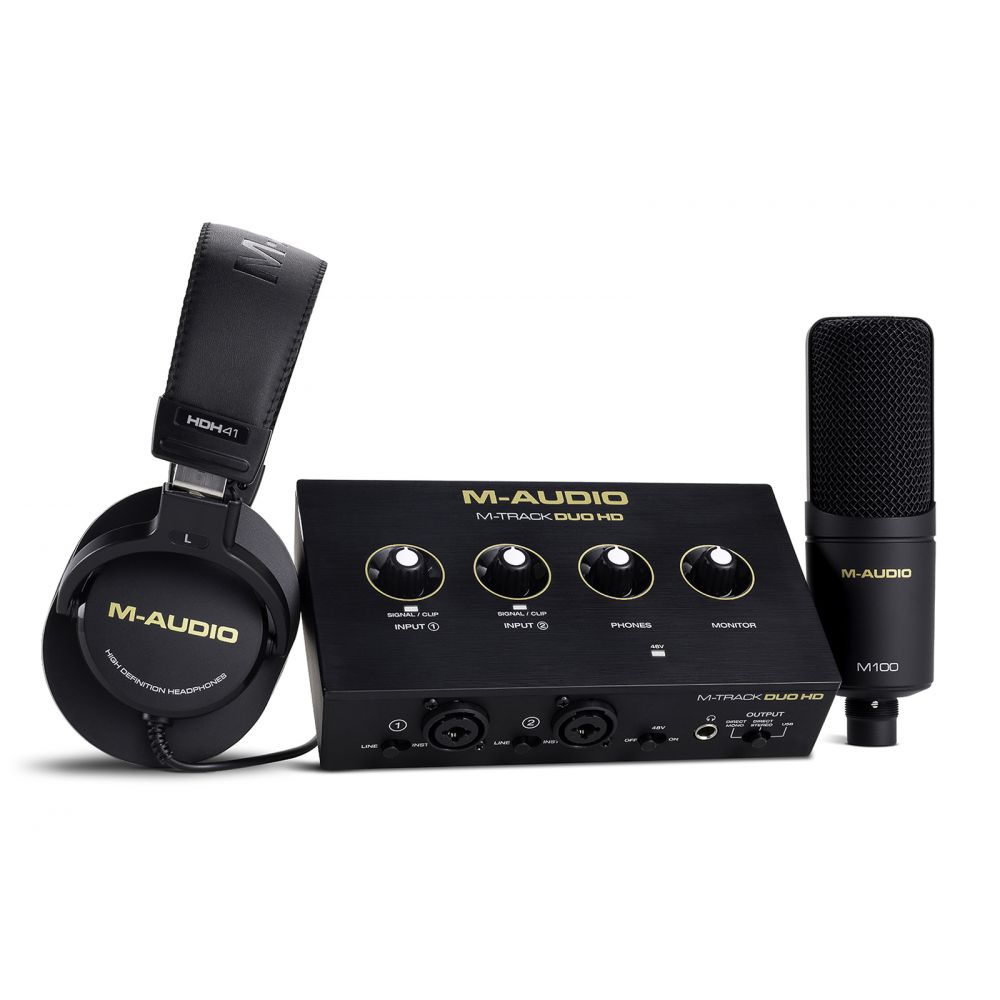 M-Audio M-Track Duo HD Producer Pack | Algam Webstore