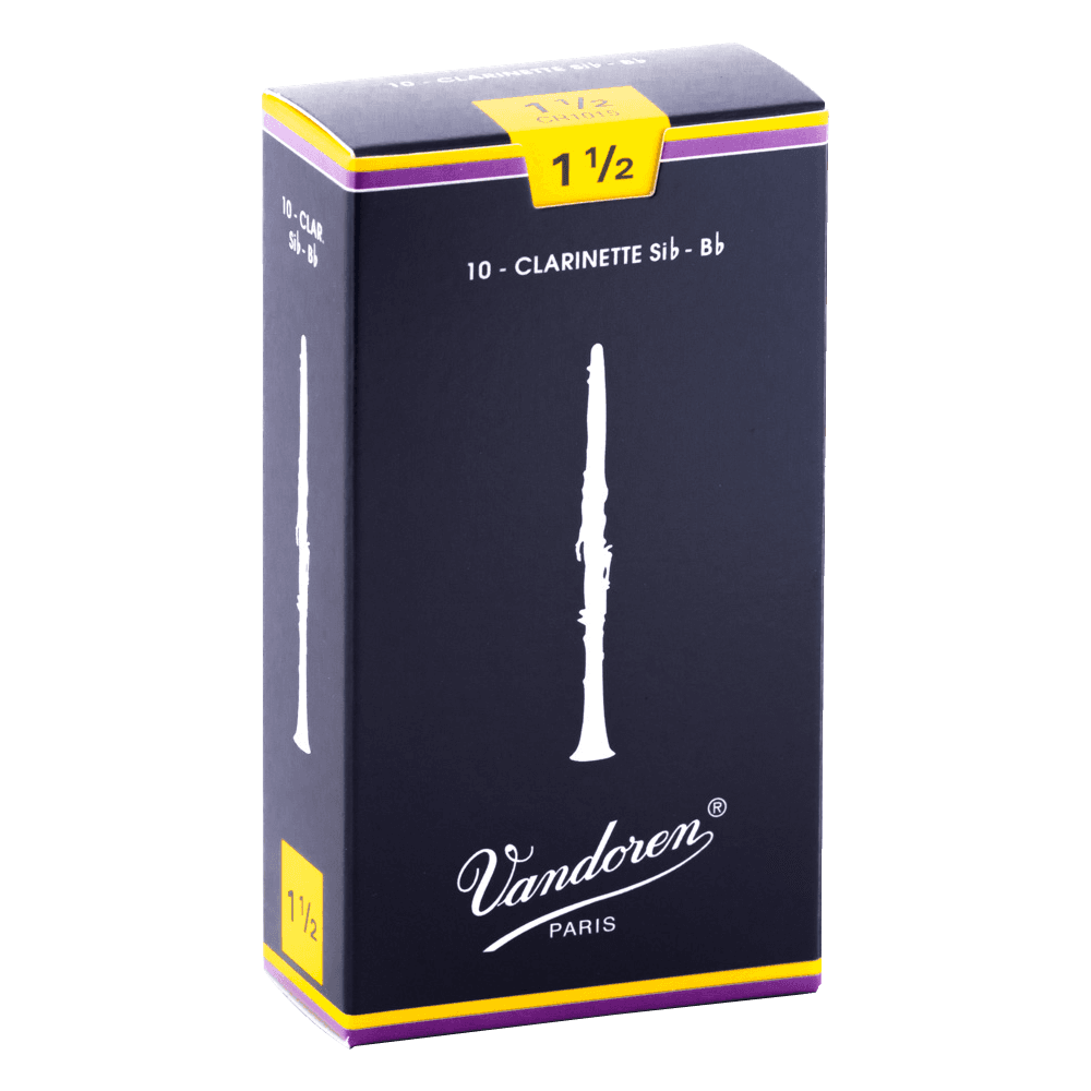 Vandoren Anches clarinette Sib Traditionnelles force 1,5 | Algam Webstore
